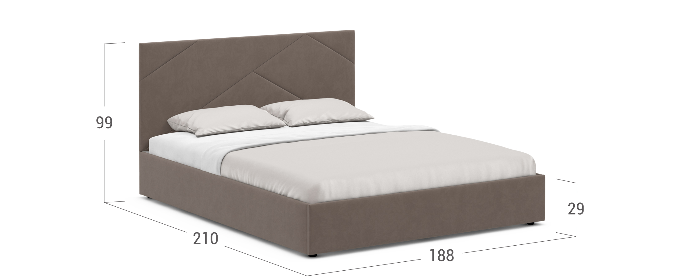 Кровать с основанием 180х200 MOON FAMILY 1257 - купить в Москве в ...