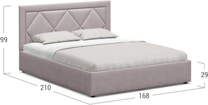 Кровать с подъёмным механизмом 160х200 MOON FAMILY 1255 - купить в ...